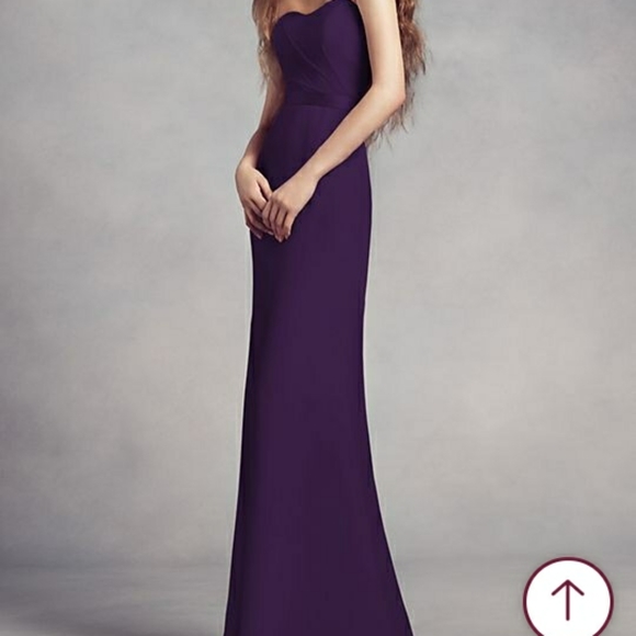 White by Vera Wang | Dresses | White By Vera Wang Romantic Chiffon Gown ...